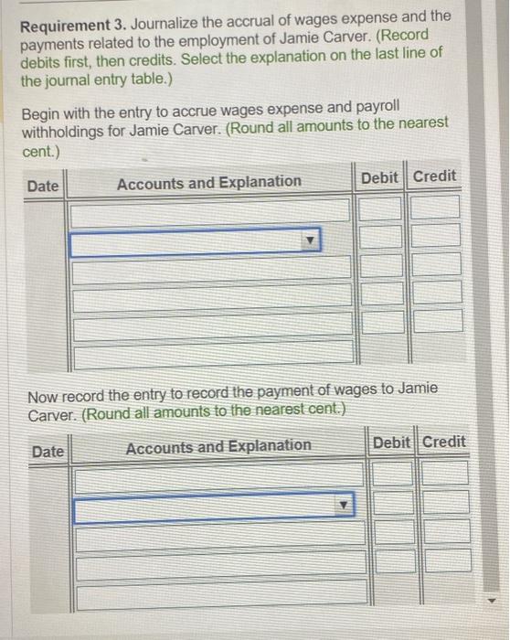 Solved Jamie Carver works at College of Portland and is paid | Chegg.com