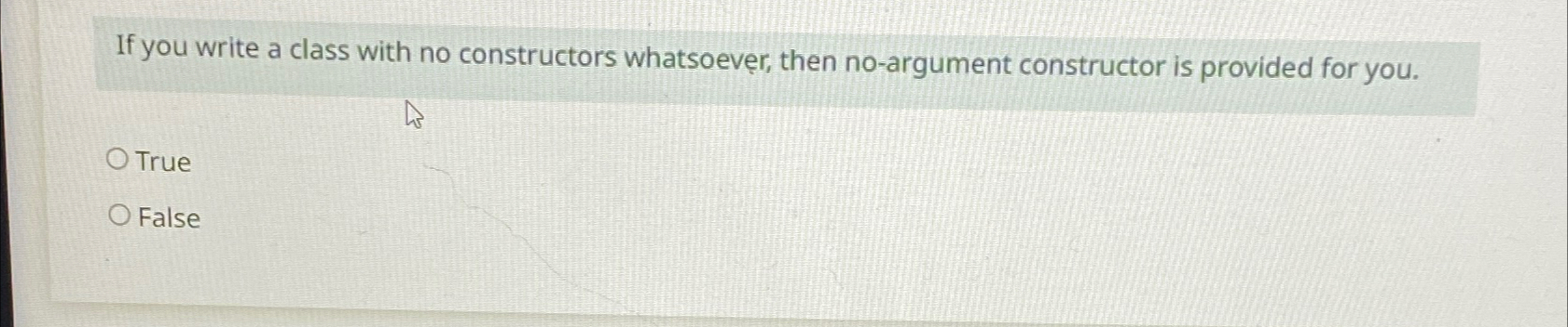 Solved If You Write A Class With No Constructors Whatsoever