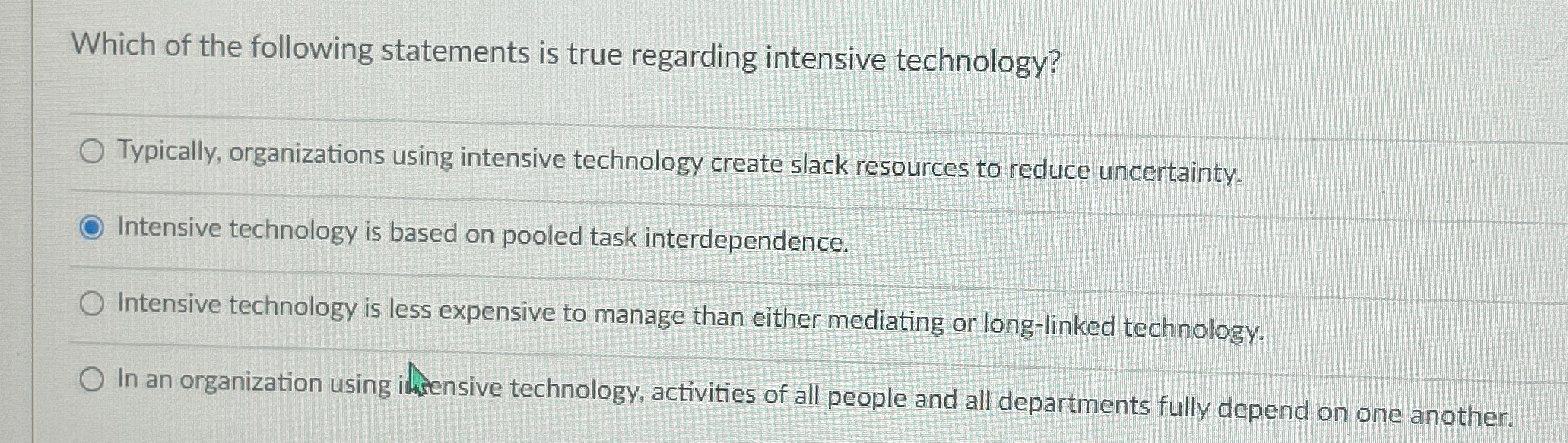 Solved Which of the following statements is true regarding | Chegg.com