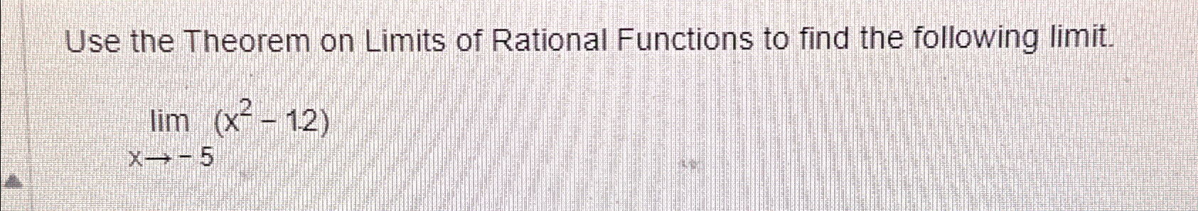Solved Use the Theorem on Limits of Rational Functions to | Chegg.com