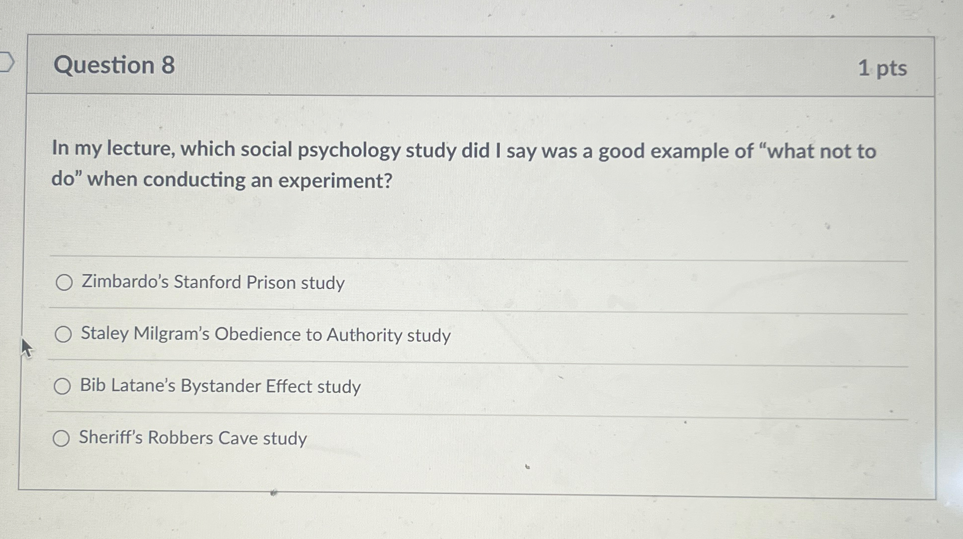 Solved Question 81 ﻿ptsIn my lecture, which social | Chegg.com
