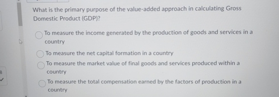 Solved What is the primary purpose of the value-added | Chegg.com
