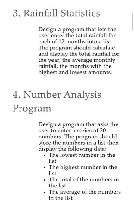 Solved Programming Exercises 1. Total Sales Design a program | Chegg.com Solved Programming Exercises 1. Total Sales Design a program | Chegg.com