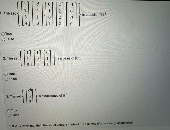 Solved The set | Chegg.com