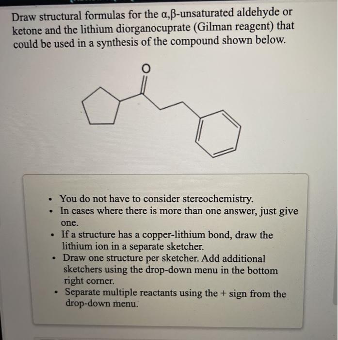 Solved Draw a structural formula for the major organic | Chegg.com