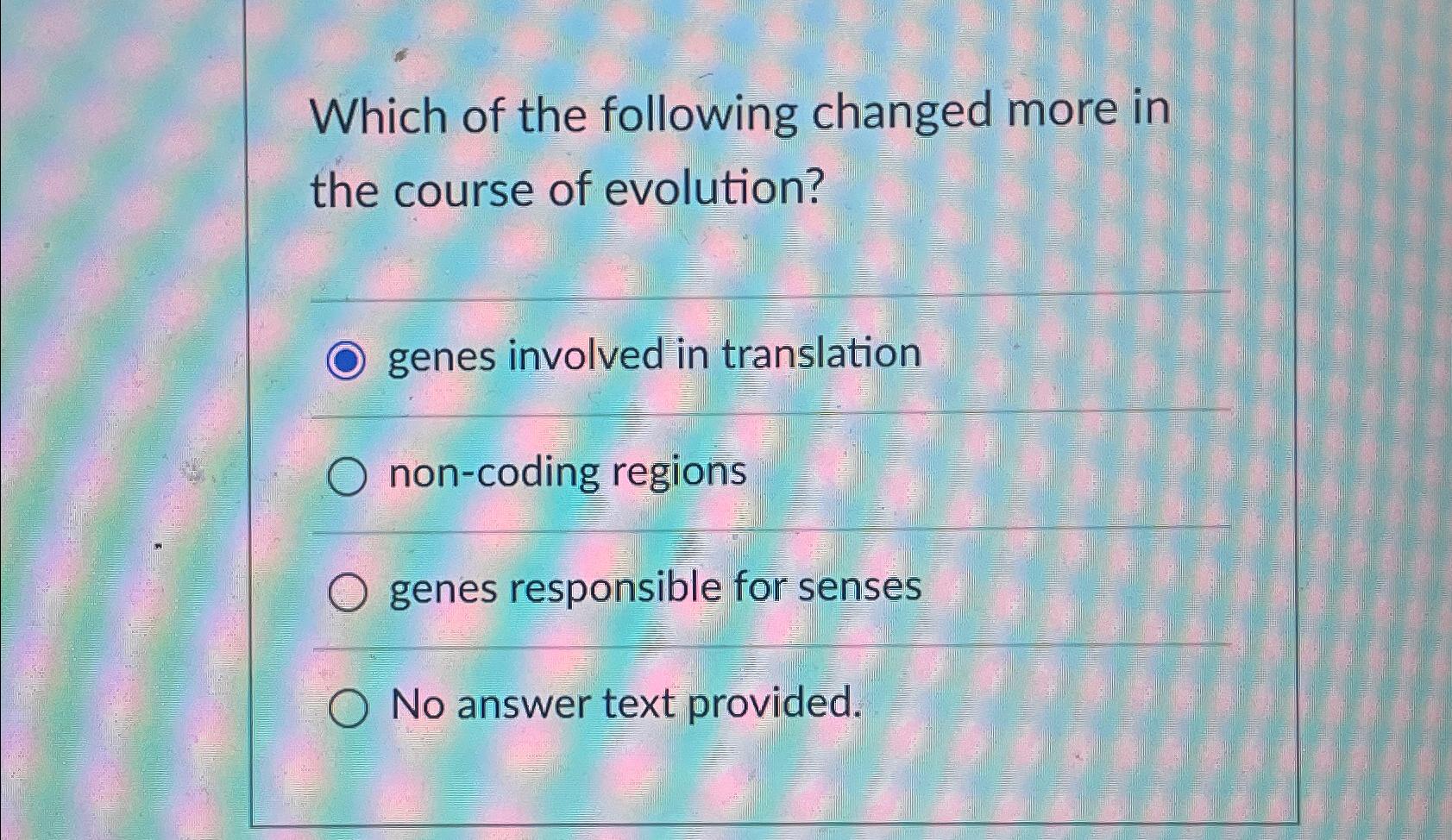 Solved Which of the following changed more in the course of | Chegg.com