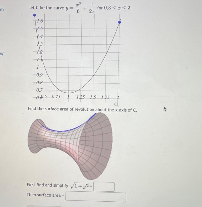 Solved Let C be the curve n=8x3 for n | Chegg.com