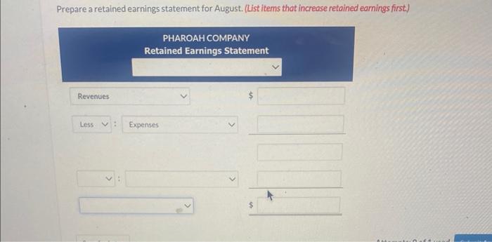 Solved Currént Attempt in Progress A tabular analysis of the | Chegg.com