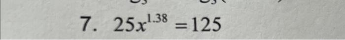 Solved 25x1.38=125 | Chegg.com