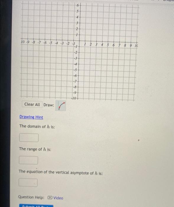Solved Use the parent function f(x)=log6x and transformation | Chegg.com