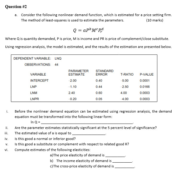 Solved Question #2a. ﻿Consider the following nonlinear | Chegg.com