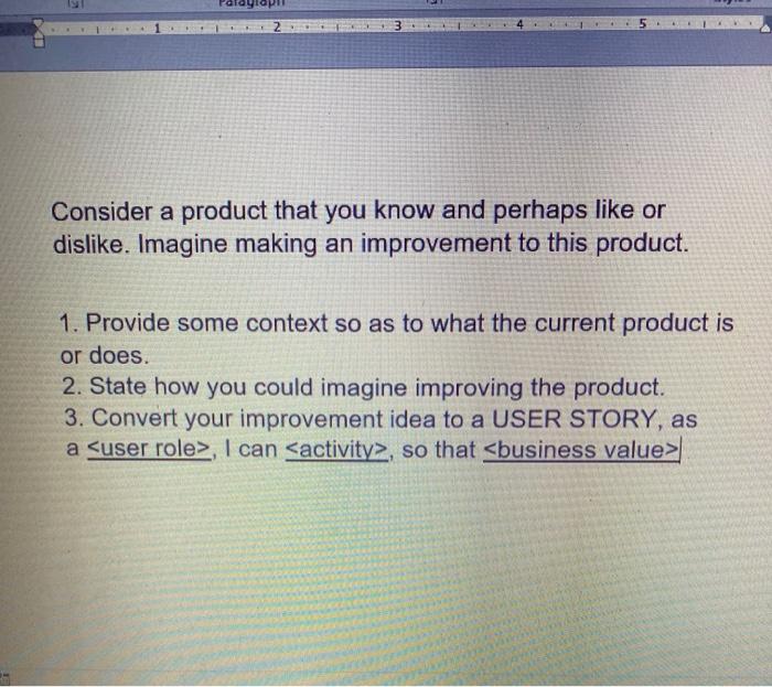 Solved 2 Consider a product that you know and perhaps like | Chegg.com