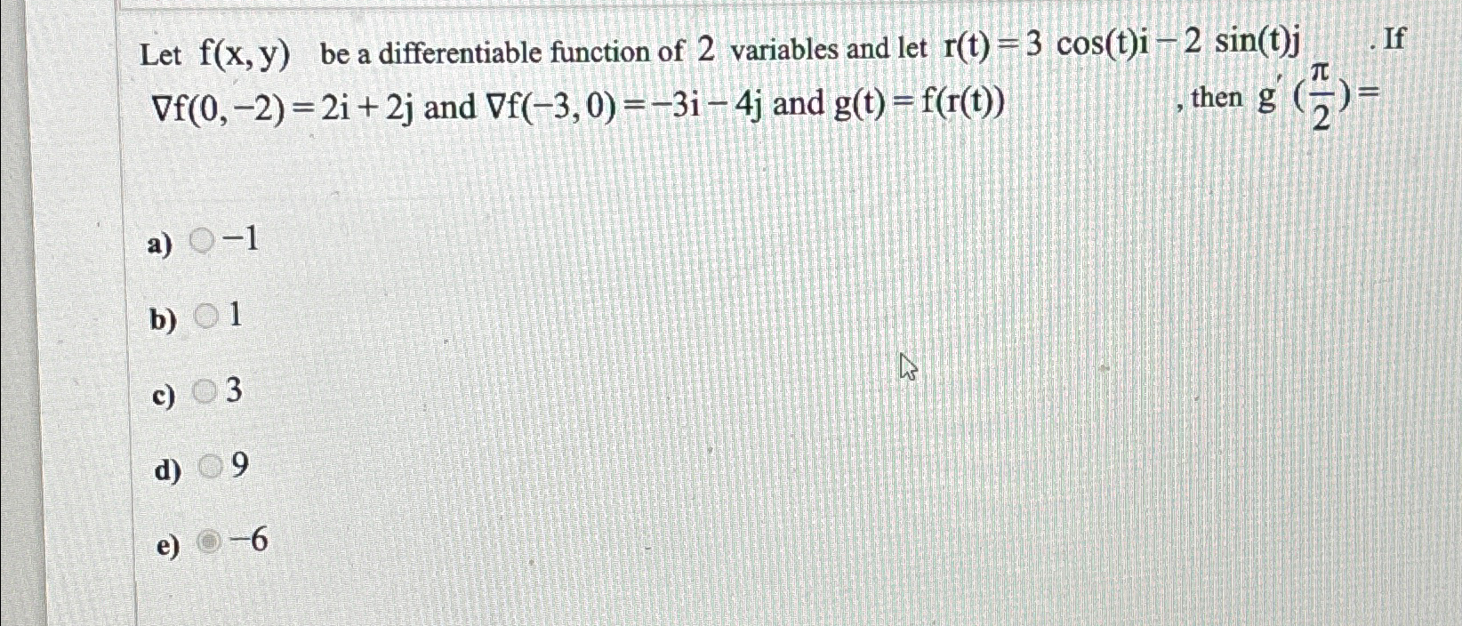 Solved Let f(x,y) ﻿be a differentiable function of 2 | Chegg.com