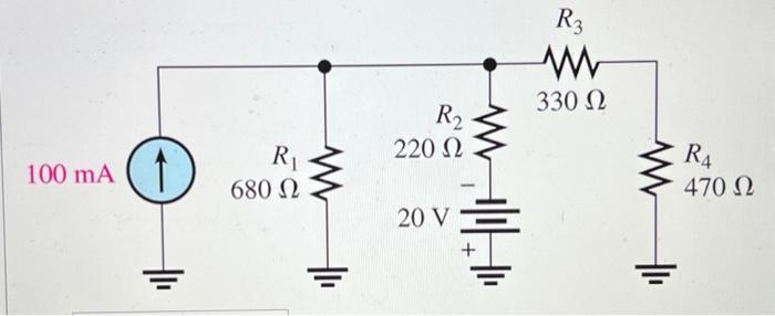 Solved Using the Superposition Theorem, find the voltage | Chegg.com