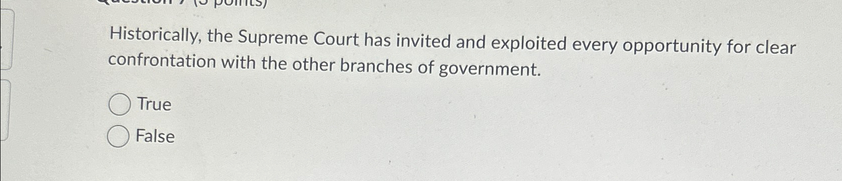 Solved Historically, the Supreme Court has invited and | Chegg.com