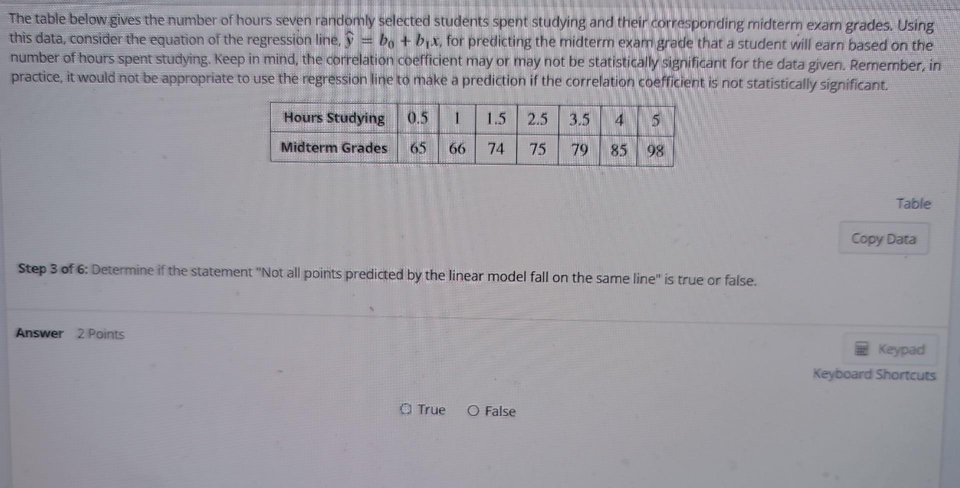 Solved \r\nThe table below gives the number of hours seven | Chegg.com