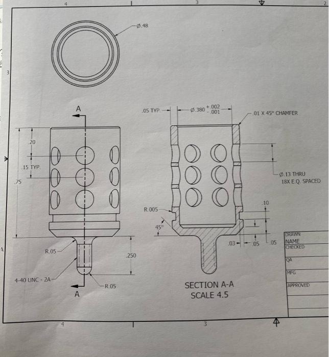 Solved How to draw this on Inventor 2023 | Chegg.com