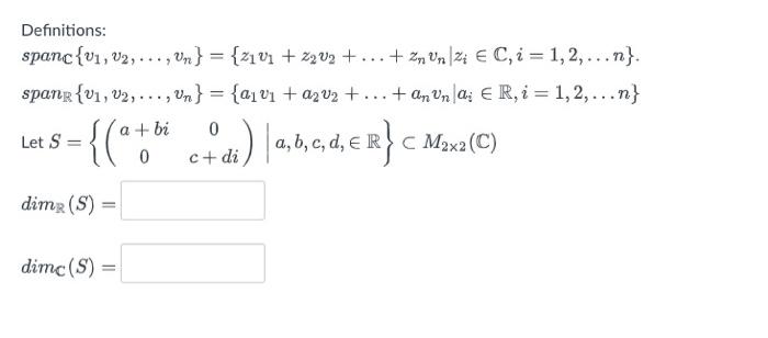 Solved Definitions: | Chegg.com