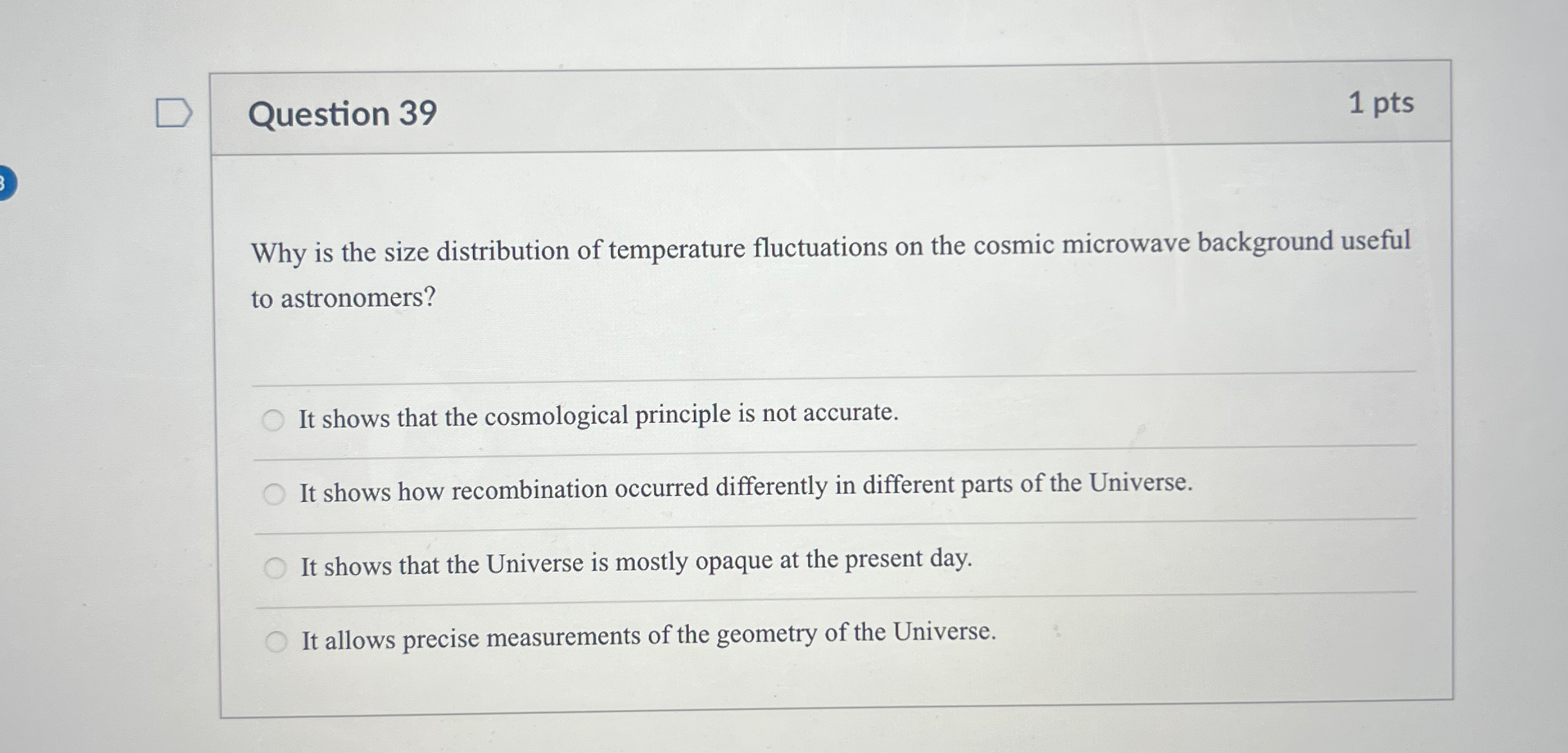 Solved Question 391 ﻿ptsWhy is the size distribution of | Chegg.com