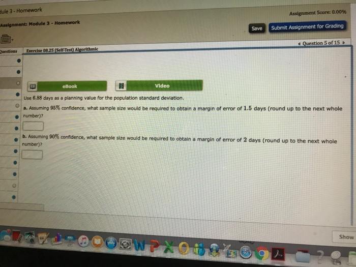 Solved dule 3 - Homework Assignment Score: 0.00% Assignment: | Chegg.com