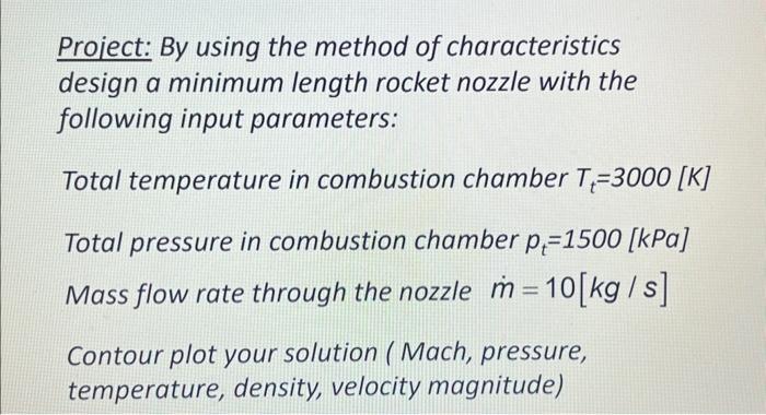 Solved Project: By using the method of characteristics | Chegg.com