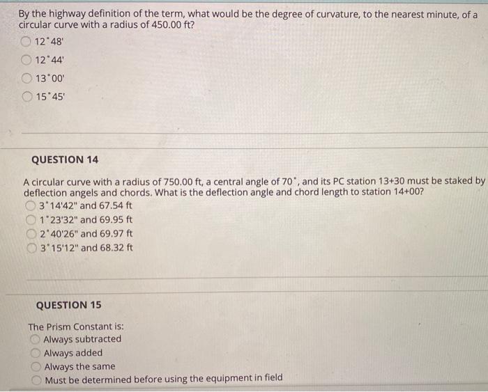 Solved By the highway definition of the term, what would be | Chegg.com