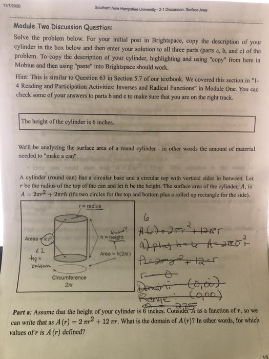 Solved 11/7/2020 Southern New Hampshire University - 21 | Chegg.com