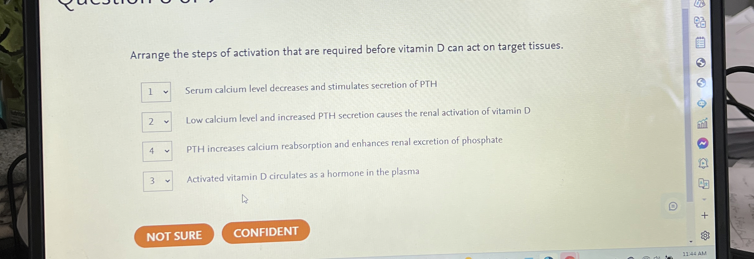 Solved Arrange the steps of activation that are required | Chegg.com