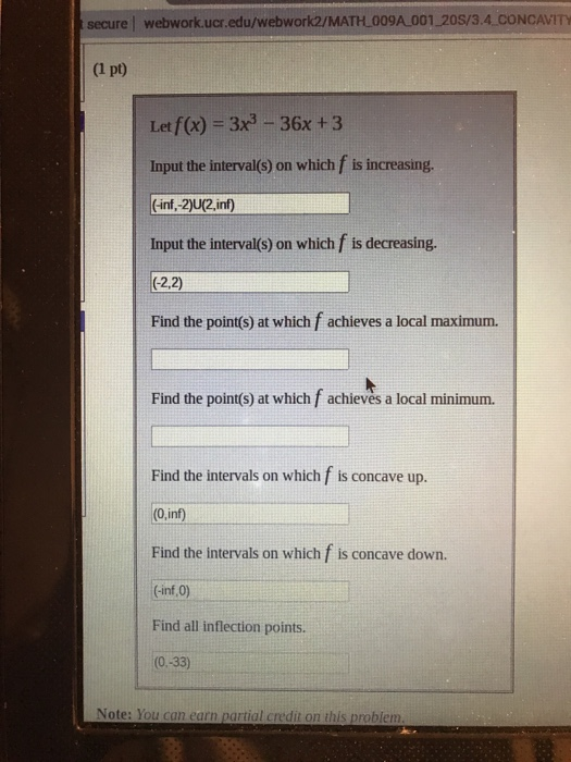 Solved secure webwork.ucr.edu/webwork2/MATH_009A_001_20S/3.4 | Chegg.com