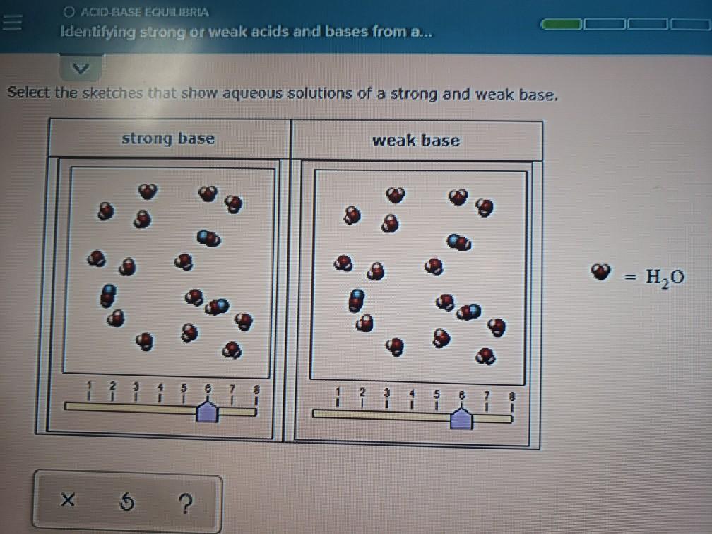Solved CCD LASE EQUILIBRA Identifying strong or weak acids | Chegg.com