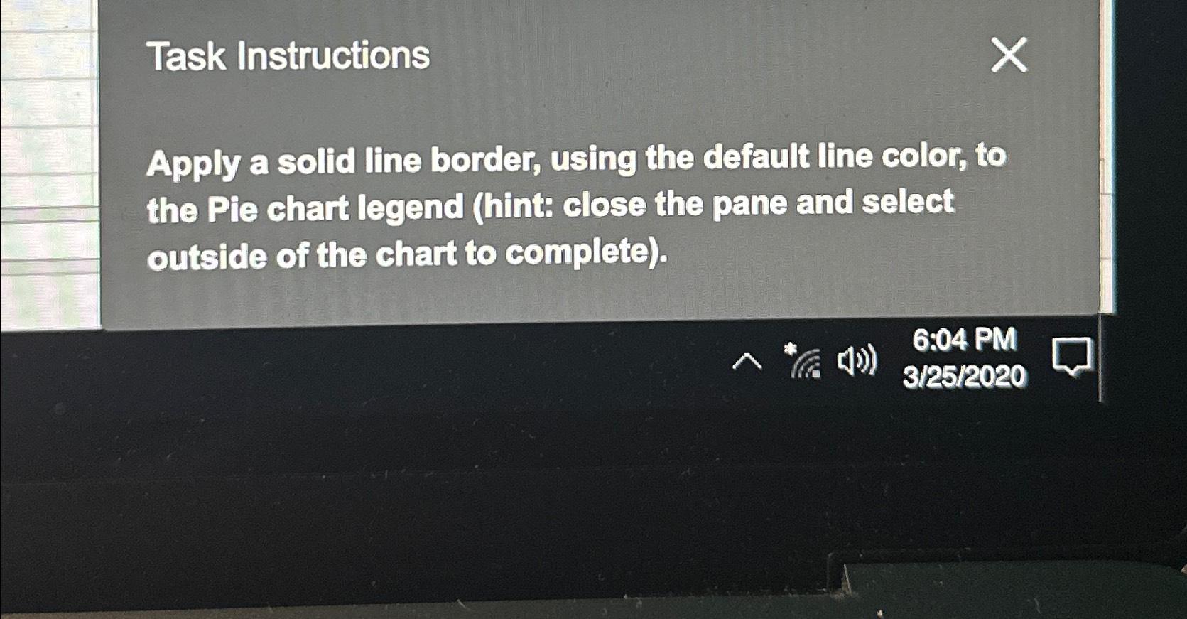 Solved Task InstructionsApply a solid line border, using the | Chegg.com
