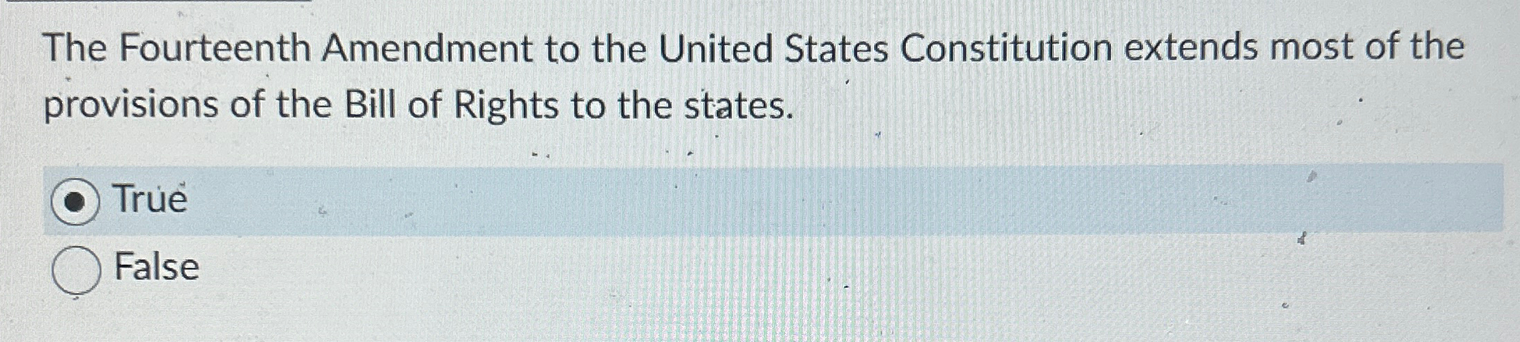 Solved The Fourteenth Amendment to the United States | Chegg.com