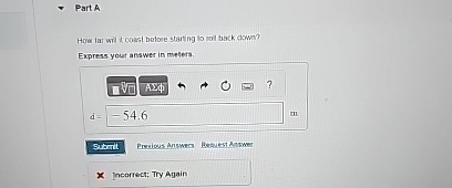 Solved A car traveling at 21ms ﻿runs out of gas while | Chegg.com
