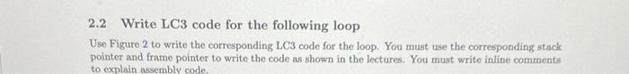Solved 22 Write Lc3 Code For The Following Loop Use Figure 