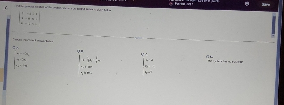 Solved Find the general solution of the system whose | Chegg.com
