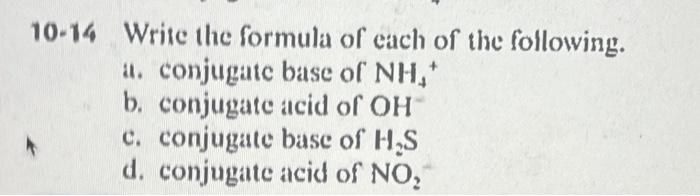 Solved 10-14 Write the formula of each of the following. a. | Chegg.com