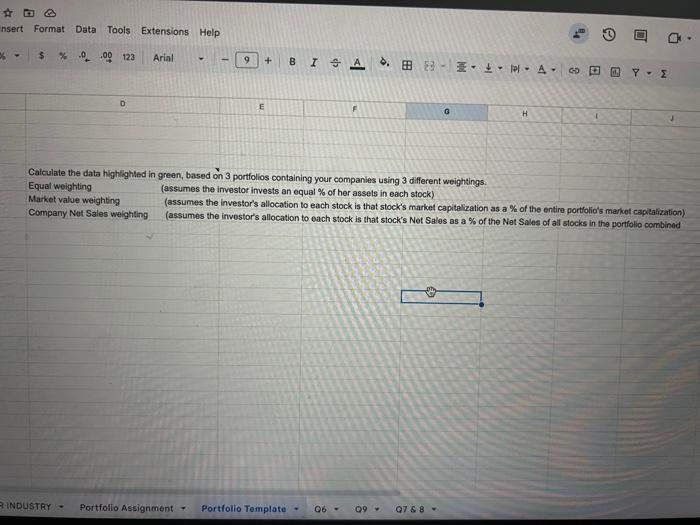 (4)Calculate the data highlighted in green, based on | Chegg.com