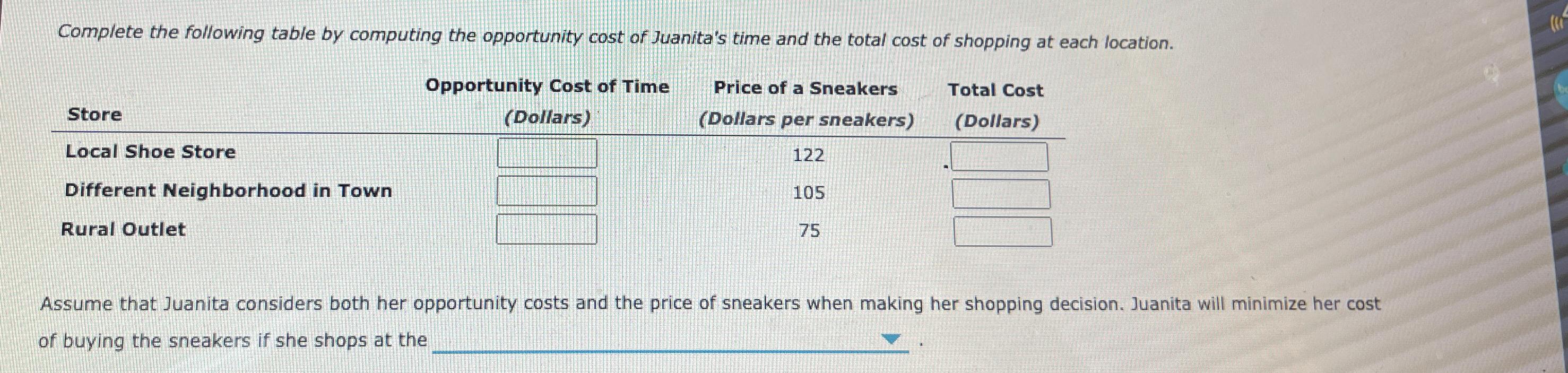 Solved Complete the following table by computing the | Chegg.com