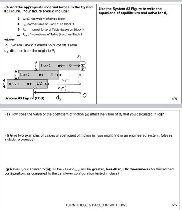 Solved HW3: Problem (1) Worksheet (Jenga Blocks. Arch | Chegg.com