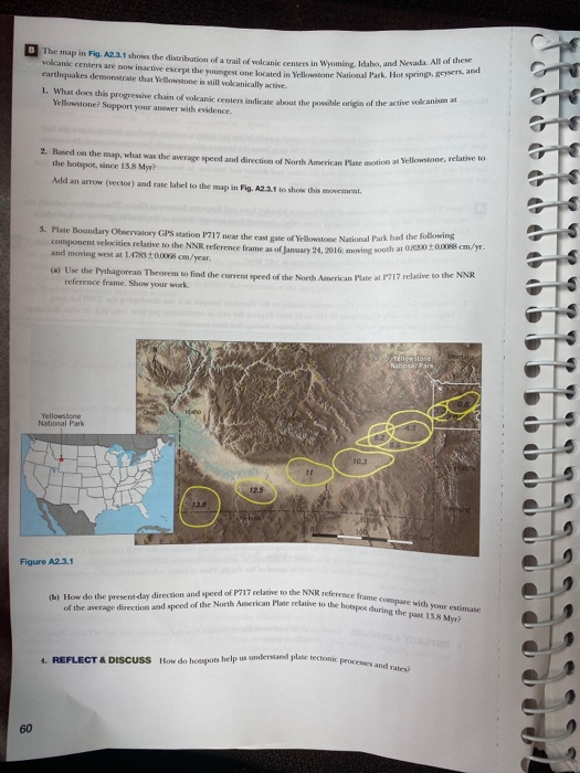 Solved Hotspots and Plate Motions Name: Activity 2.3 | Chegg.com