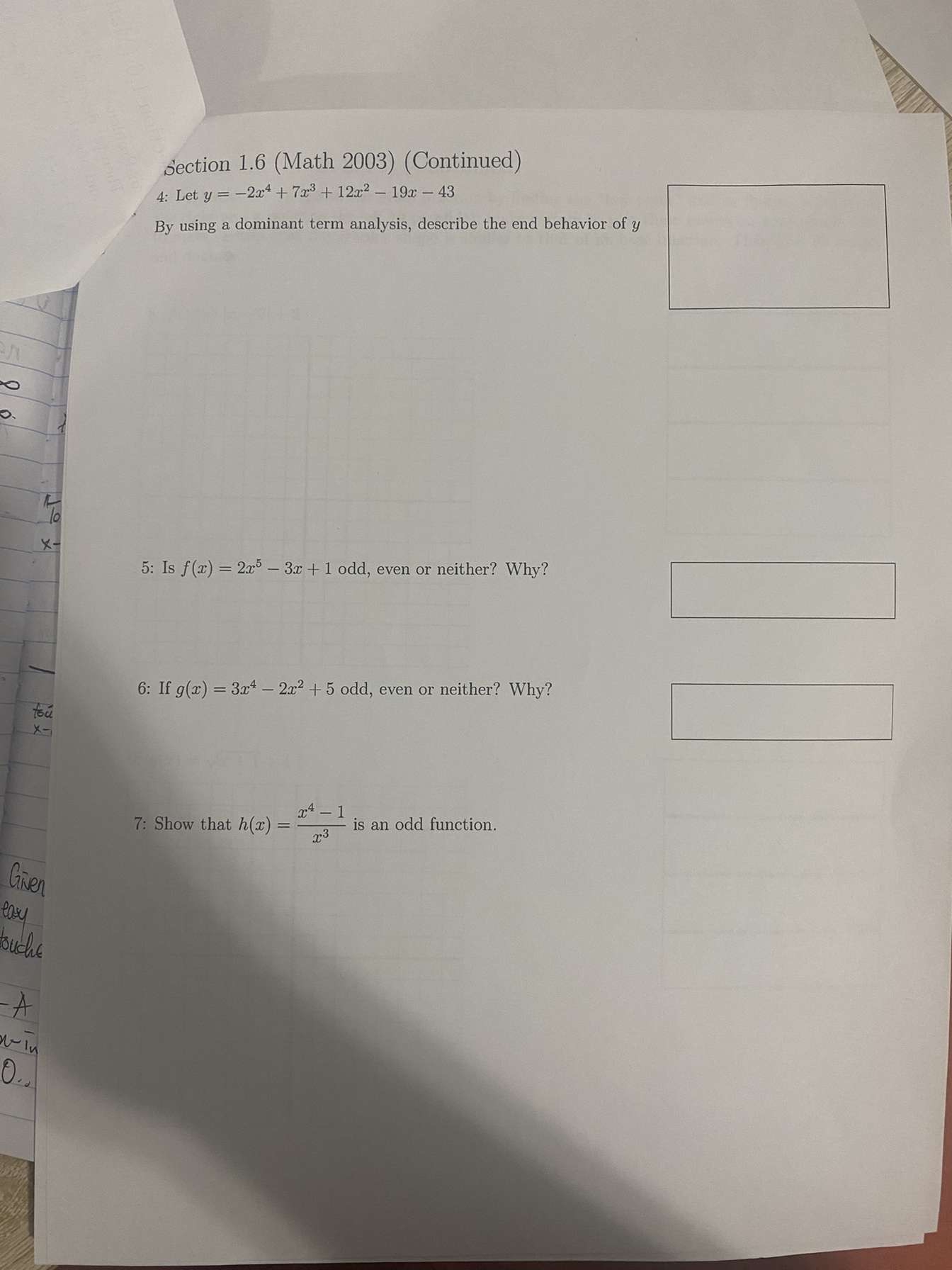 Solved Section 1.6 (Math 2003) (Continued)4: Let | Chegg.com