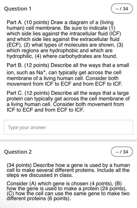Solved Part A. (10 points) Draw a diagram of a (living | Chegg.com