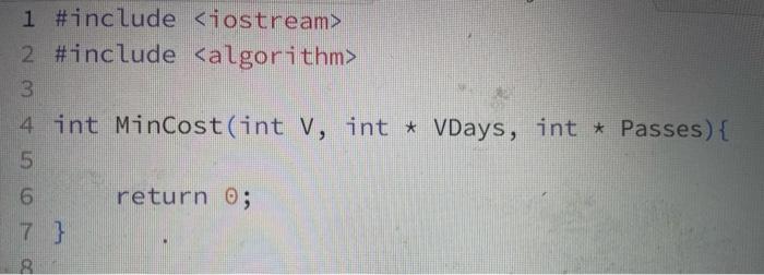 Solved 3 \#include "Q3. cpp" int main() \{ int Passes | Chegg.com