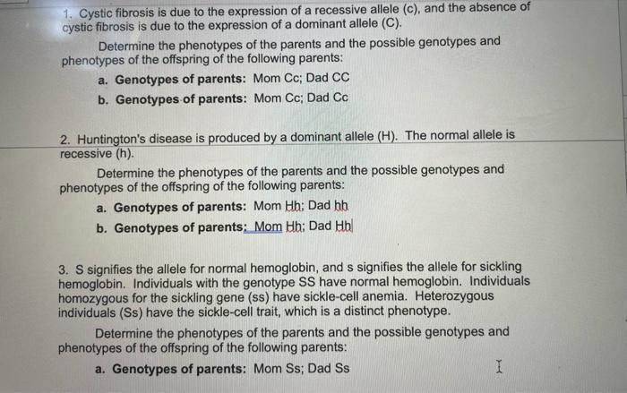 Solved Traits Attached or free ear lobes The ear lobes of | Chegg.com