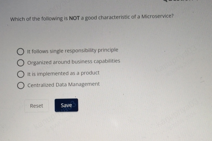 Solved Which of the following is NOT a good characteristic | Chegg.com