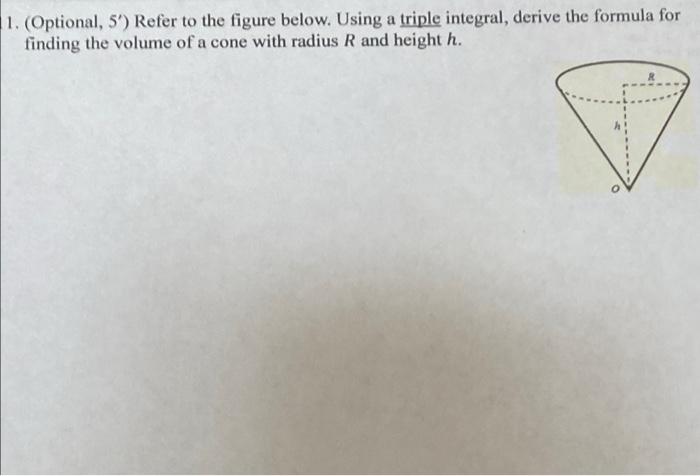 Solved 1. (Optional, 5') Refer to the figure below. Using a | Chegg.com