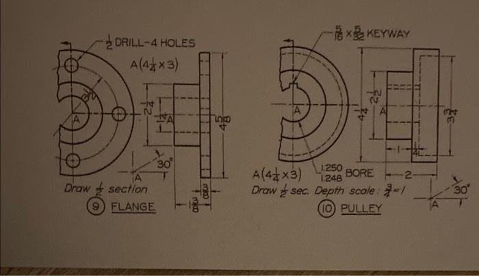 Solved i need the isometric shapes for each | Chegg.com