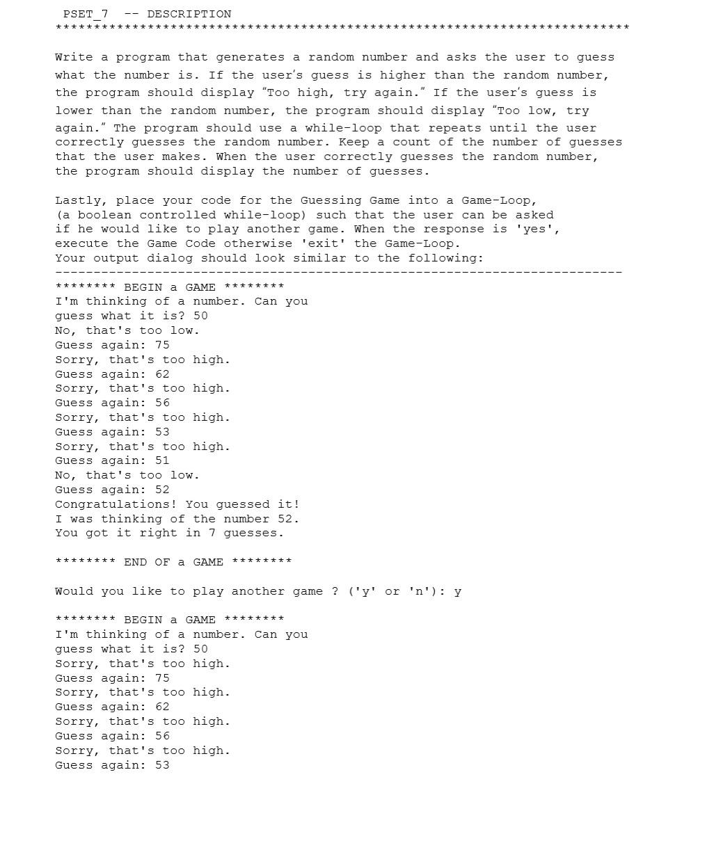 Solved Pset 7 Description Write A Program That Generates A