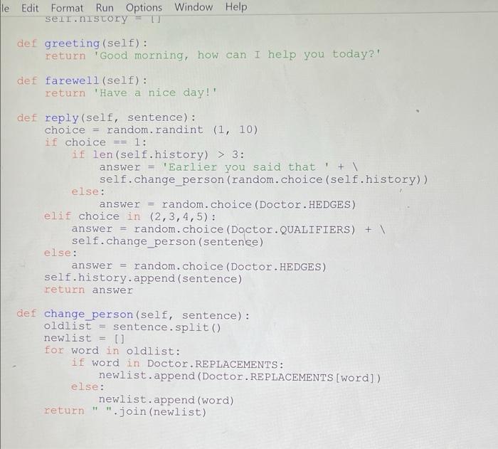 modify the doctor application discussed in this | Chegg.com