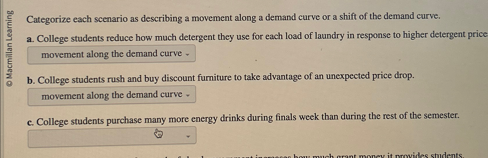 Solved Categorize each scenario as describing a movement | Chegg.com Solved Categorize each scenario as describing a movement | Chegg.com